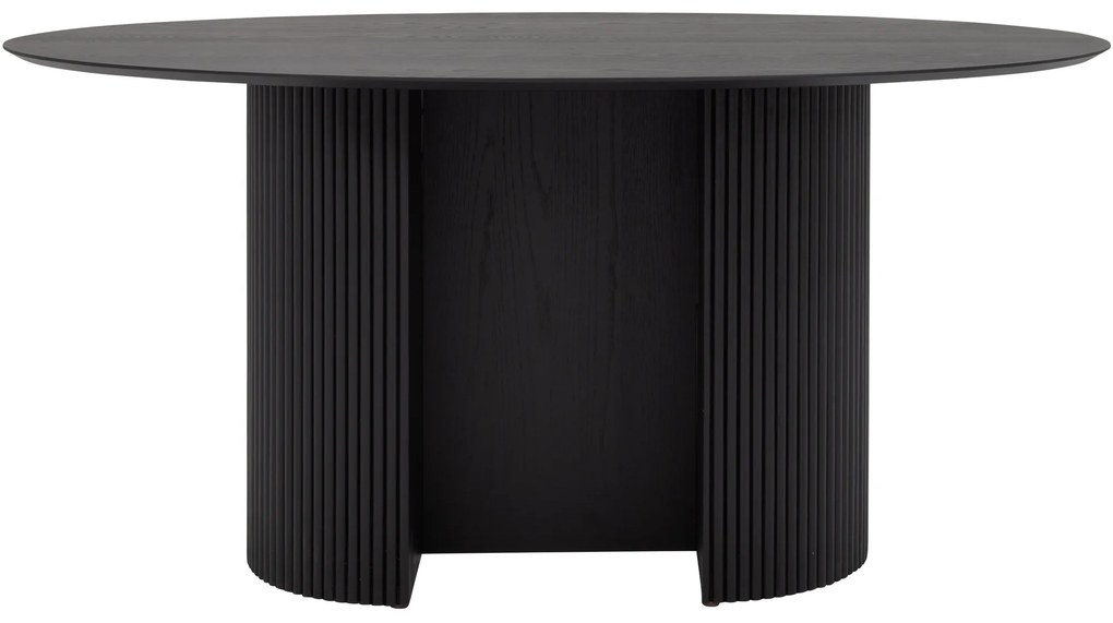 TENZO Oválný jídelní stůl ROD 160x110cm černý 9003709916