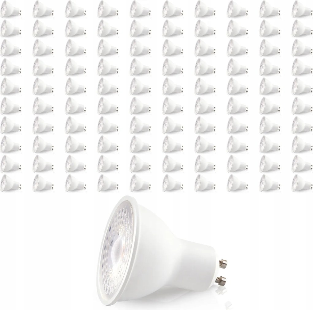 100x Led žárovka GU10 5W dioda Samsung 6500K Barva Studená Lls Premium