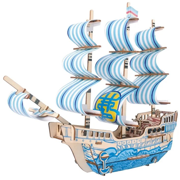 Woodcraft Dřevěné 3D puzzle Loď ze snu