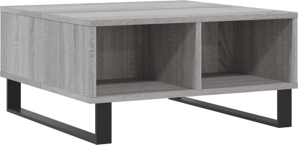 vidaXL Konferenční stolek 60 x 60 x 30 cm kompozitní dřevo [827050] Barva: kouřový dub