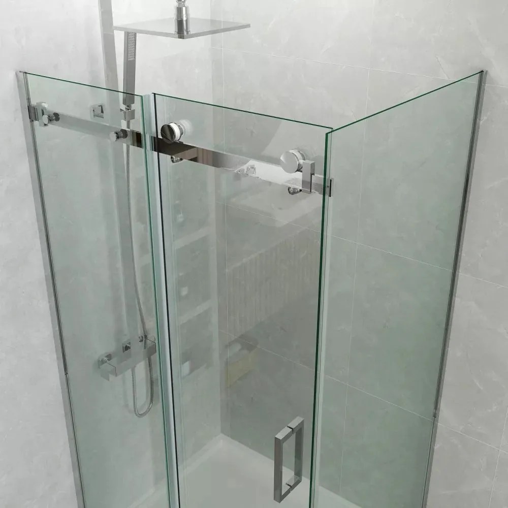 BPS-koupelny Obdélníkový sprchový kout HYD-ZBD-900 120x90 cm chrom/transparent