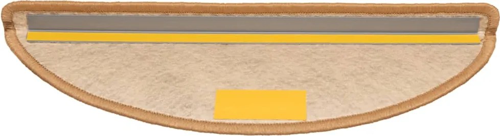 Samolepicí rohože na schody Sisal-Look 30 ks 56x17x3 cm Sisal 3365865