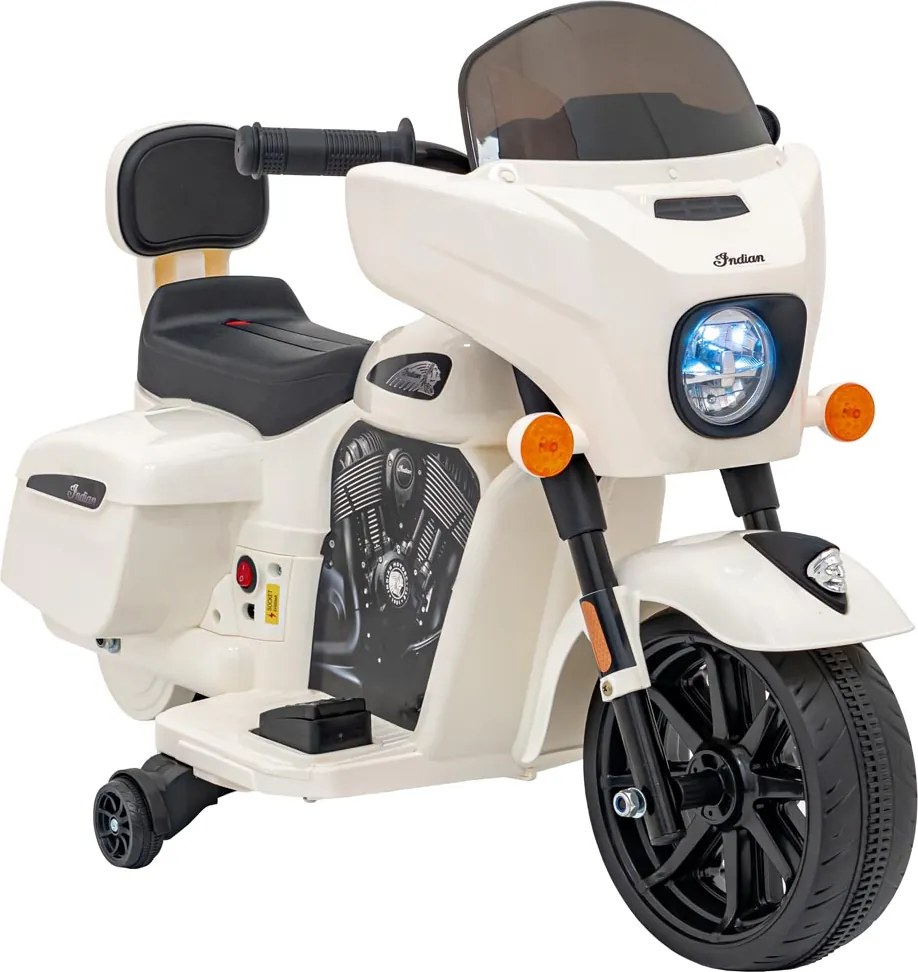 Ramiz Dětská motorka Chopper INDIAN bílá
