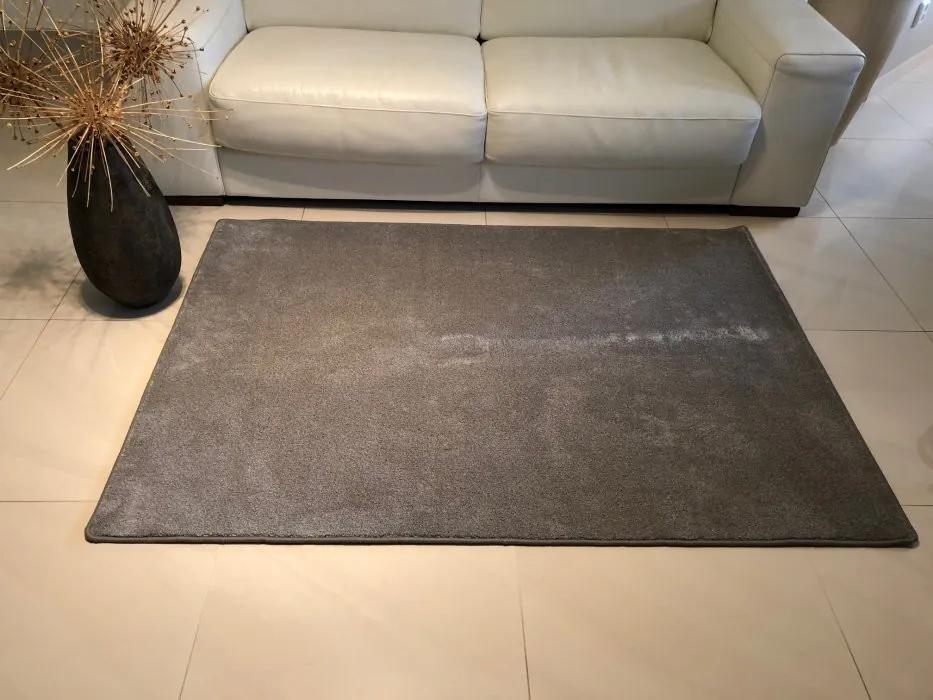 Kusový koberec Apollo soft šedý Kulatý průměr 200 cm