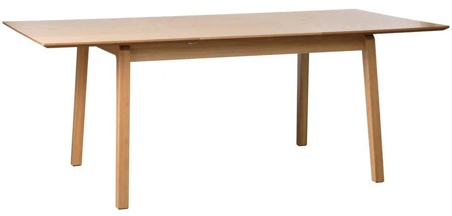 Rozkládací jídelní stůl s deskou v dubovém dekoru v přírodní barvě 95x200 cm Bari – Unique Furniture