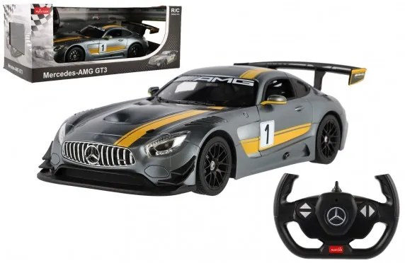 Auto RC Mercedes AMG GT3 plast 35cm 2,4GHz na dálk. ovládání na baterie v krabici 44x18x23cm