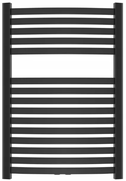 Invena, koupelnový žebříkový radiátor 540x800 mm 404W, černá matná, UG-03-080-A