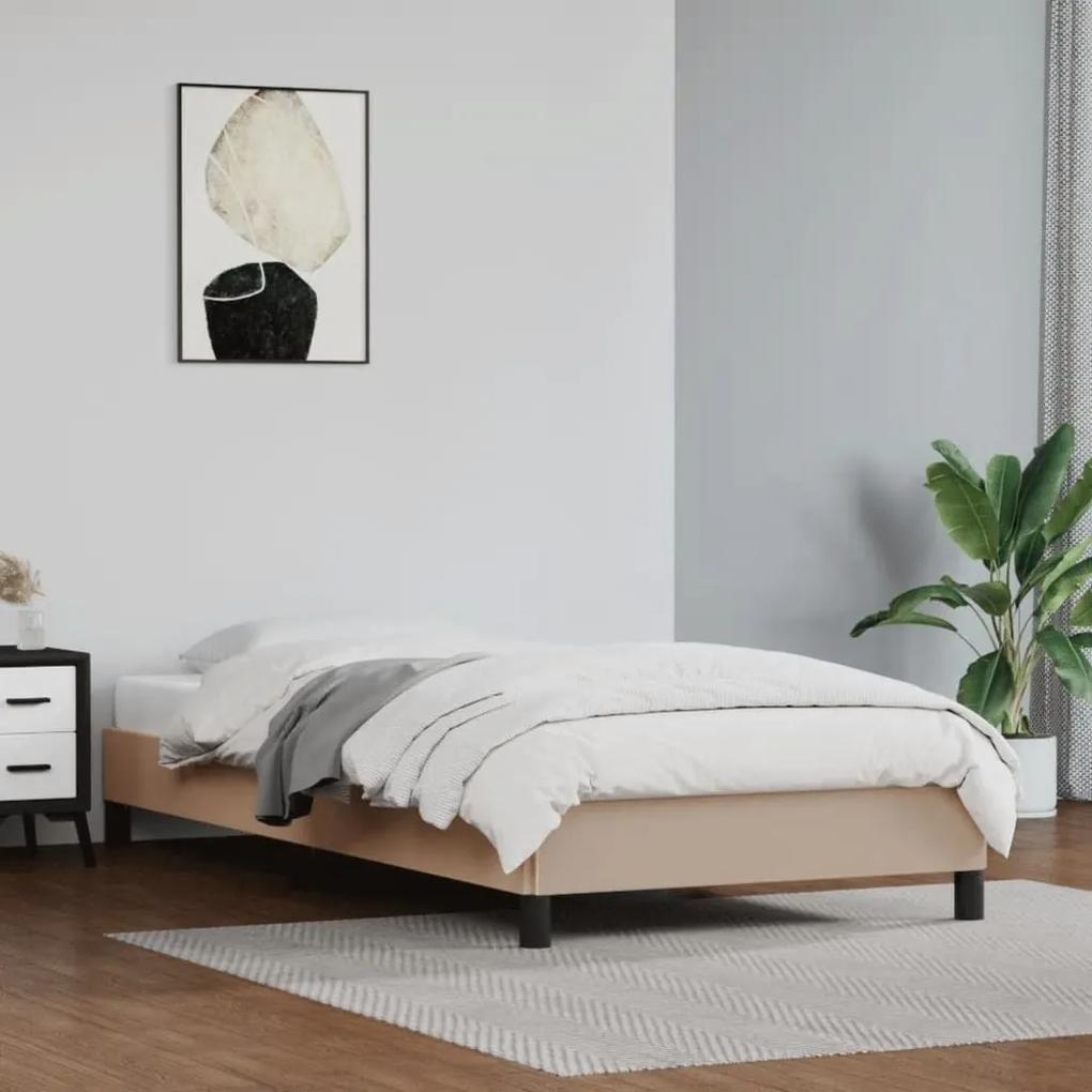 vidaXL Rám postele 90 x 190 cm umělá kůže [346879] Barva: Bílá