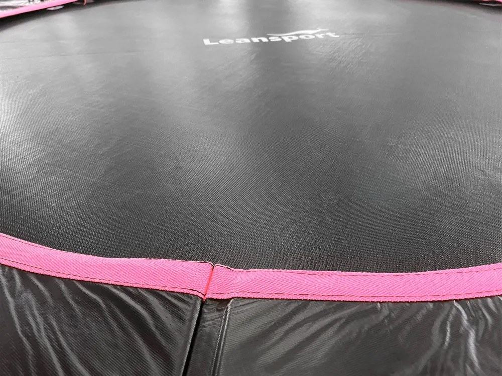 Trampolína LEAN Sport Max 426 cm černo-růžová