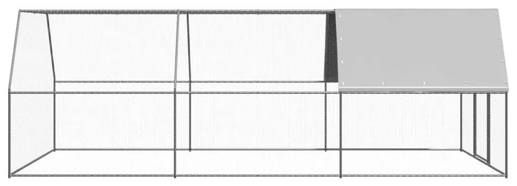 vidaXL Marketos Venkovní klec pro kuřata 3 x 6 x 2 m pozinkovaná ocel