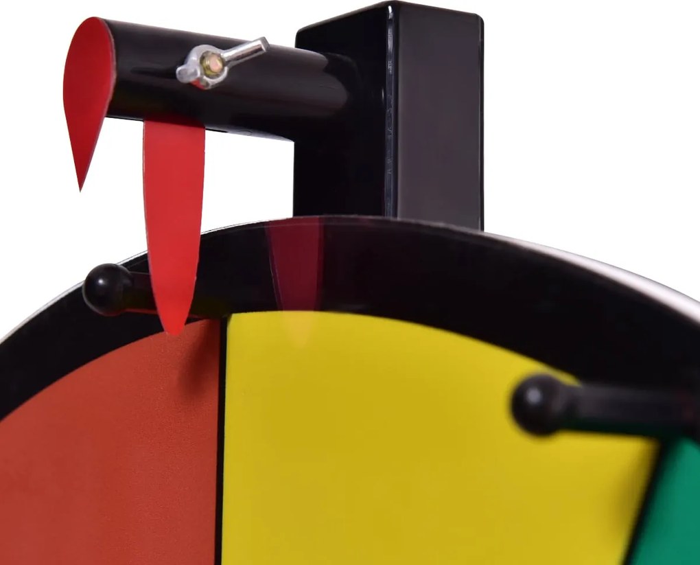 Costway Hračka 24" Wheel of Fortune Barevné kolo Hry pro loterijní hry Slovní