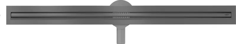 Mexen Flat 360° Slim sprchový žlab 90 cm, broušený grafit, 1E41090