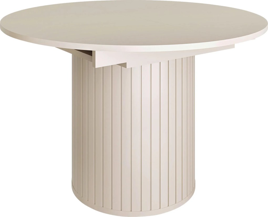 XXXLutz JÍDELNÍ STŮL, kašmírová, 120-160/120/76,8 cm Milino - Jídelní stoly - 002238000709
