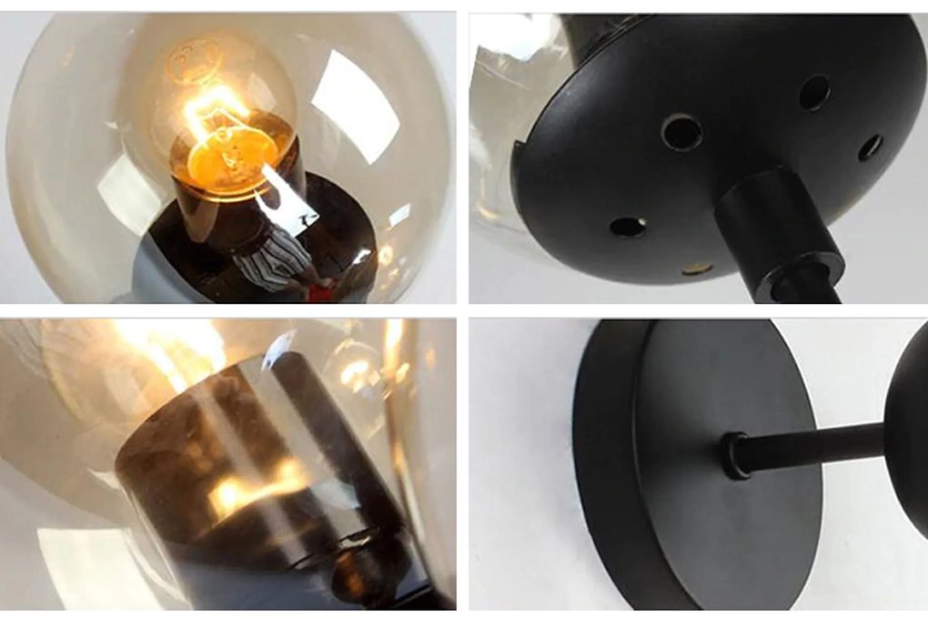 Toolight - Nástěnná lampa 1xE27 60W APP750-1W, černá, OSW-03684