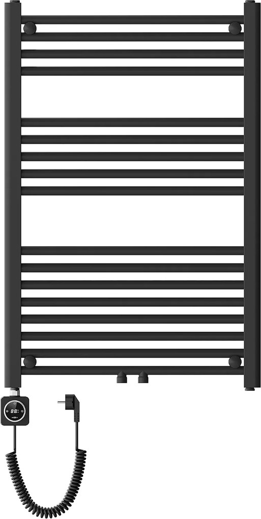 Mexen Mars, elektrické topné těleso 900 x 600 mm, 400 W, černá, W110-5900-600-6400-70