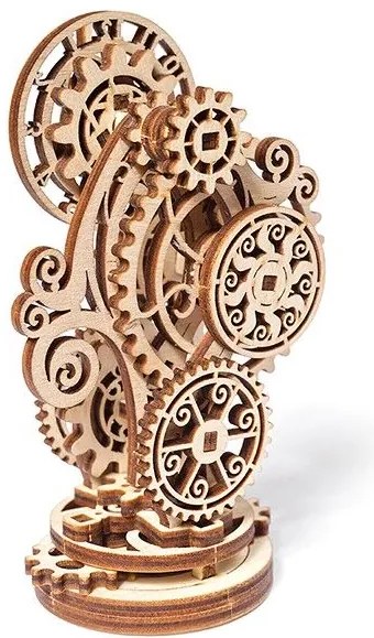 Ugears 3D dřevěné mechanické puzzle Steampunkové hodiny