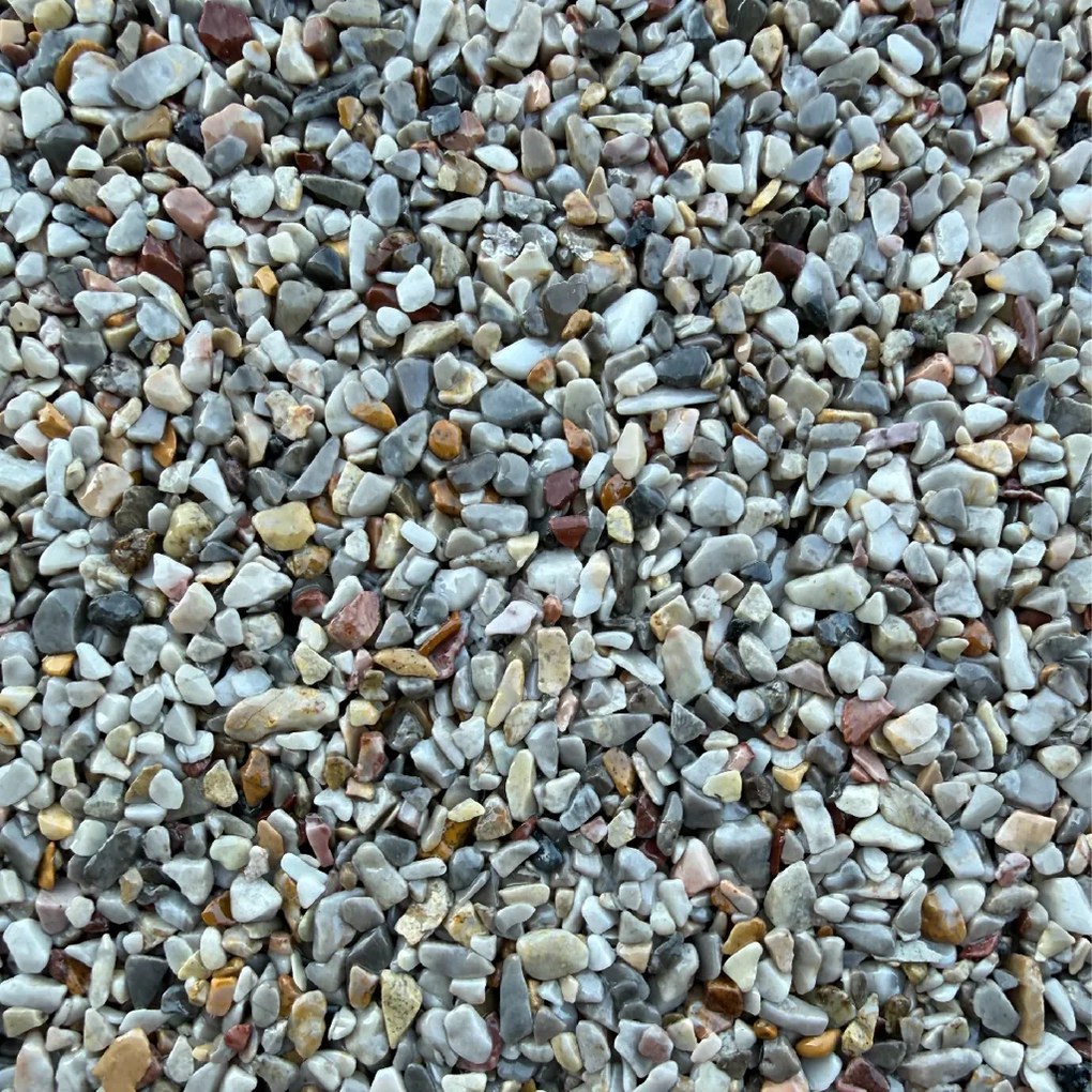 Báča Beton Kamenný koberec na podlahu Dublin Frakce: Střední (1 – 4 mm), vydatnost setu 1,8 m², Doporučené použití v: interiéru - dvousložková epoxidová pryskyřice