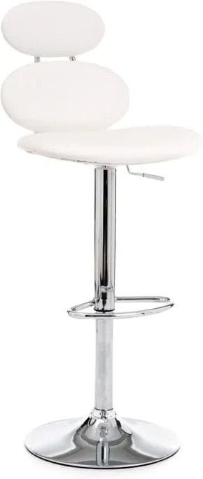 Tomasucci Barová židle CETUS WHITE 93/113x50x55cm,bílá