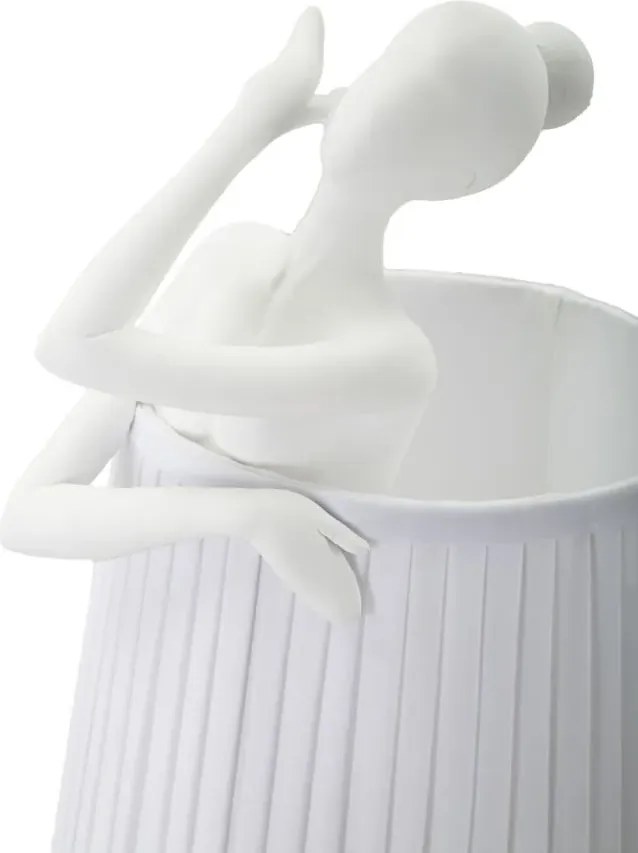 Stolní lampa Ballet 62,5 cm bílá