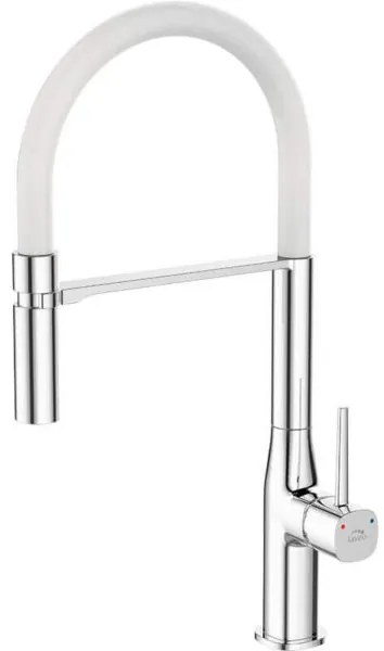 Laveo POLA BAP_678D Dřezová baterie, chrom-bílá - Laveo