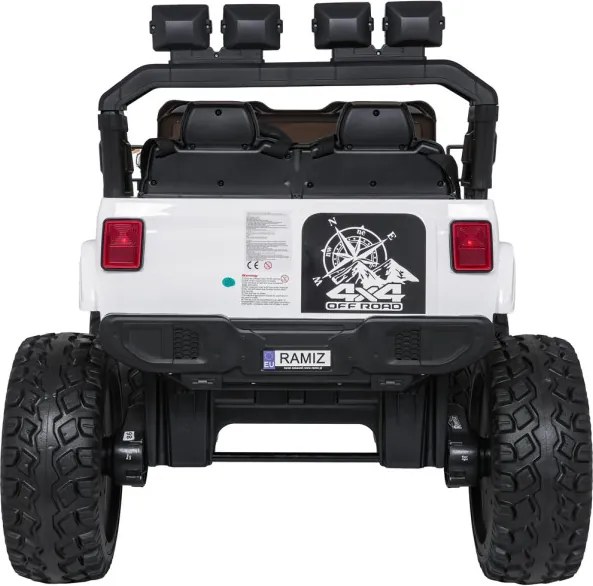 Elektrické autíčko Extreme Sport 4x4 bílé