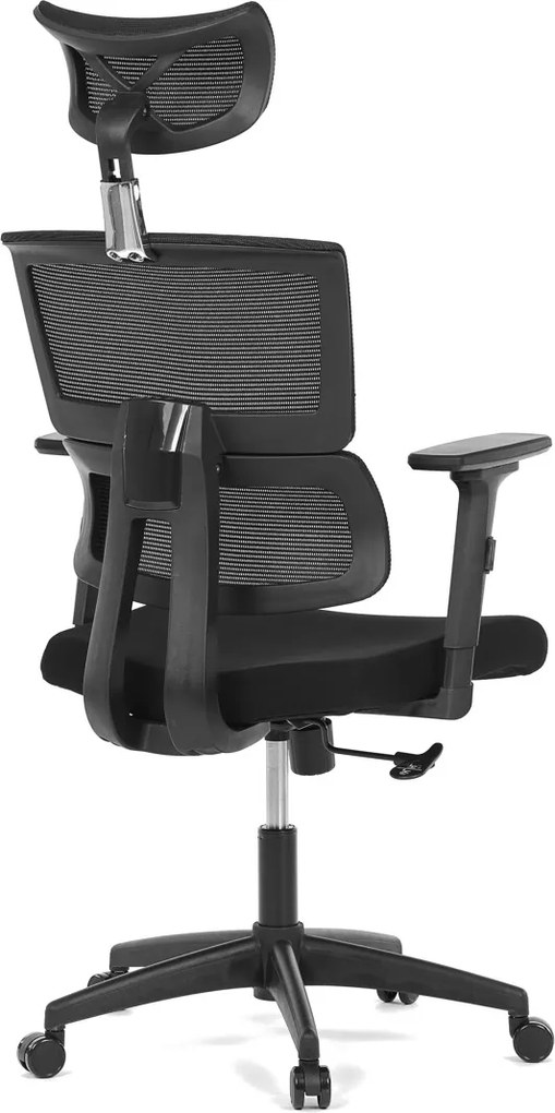Ergonomická kancelářská židle MERANO - černá síťovina