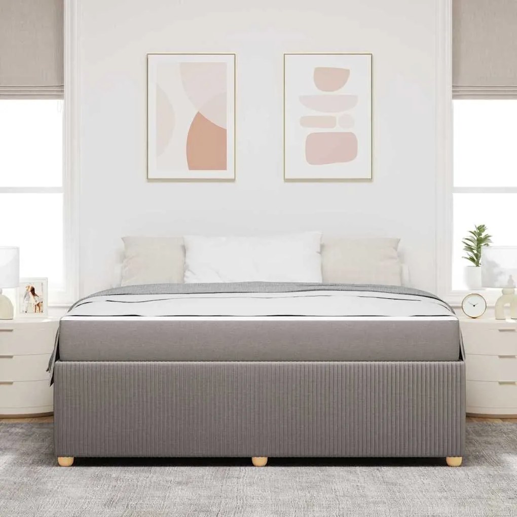 Rám postele Taupe 180 x 200 cm textil 3398422