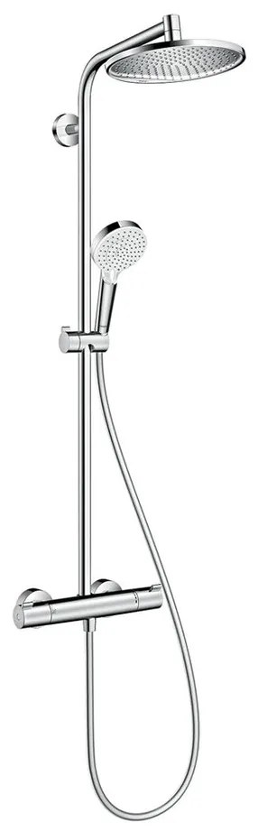 Hansgrohe Crometta S - Showerpipe 240 1jet s termostatem, chrom, HAN-27267000