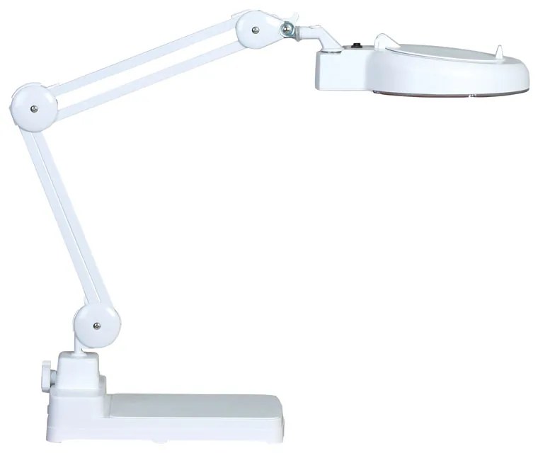 Stolní LED lampa se zvětšovací lupou na podstavci