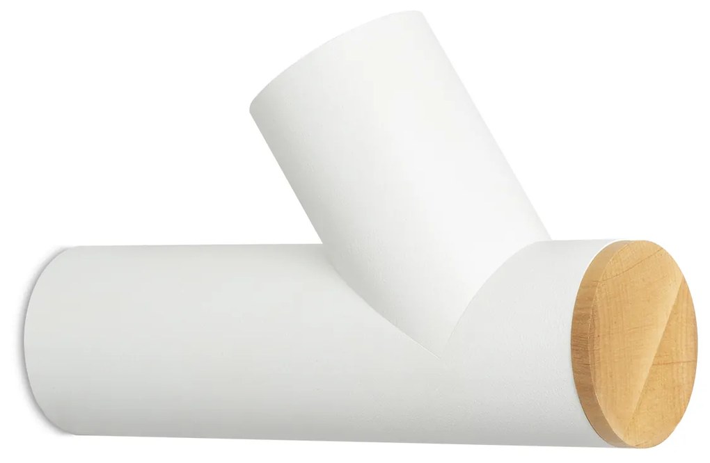 Light for home - Bodové svítidlo 60606 "GLAZE WOOD", 1x35W, GU10, Bílá