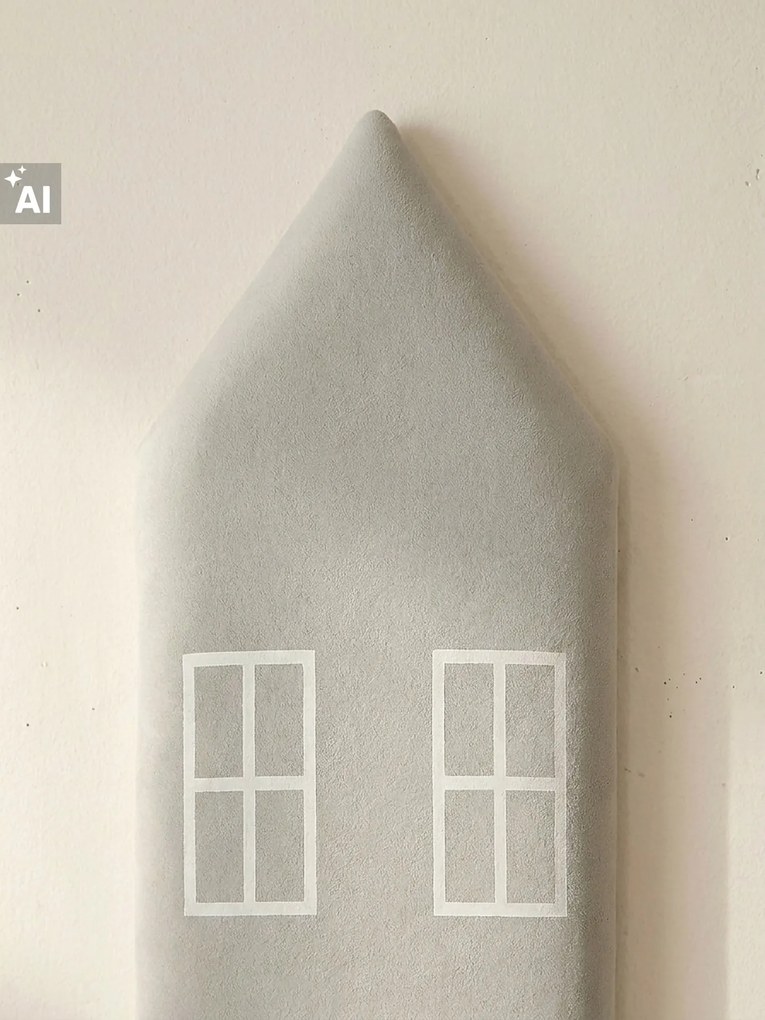 Sinsay - Čalouněný panel s motivem domku - zelená