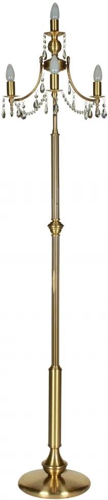 Křišťálová stojanová lampa 577 Gracja (Braun)