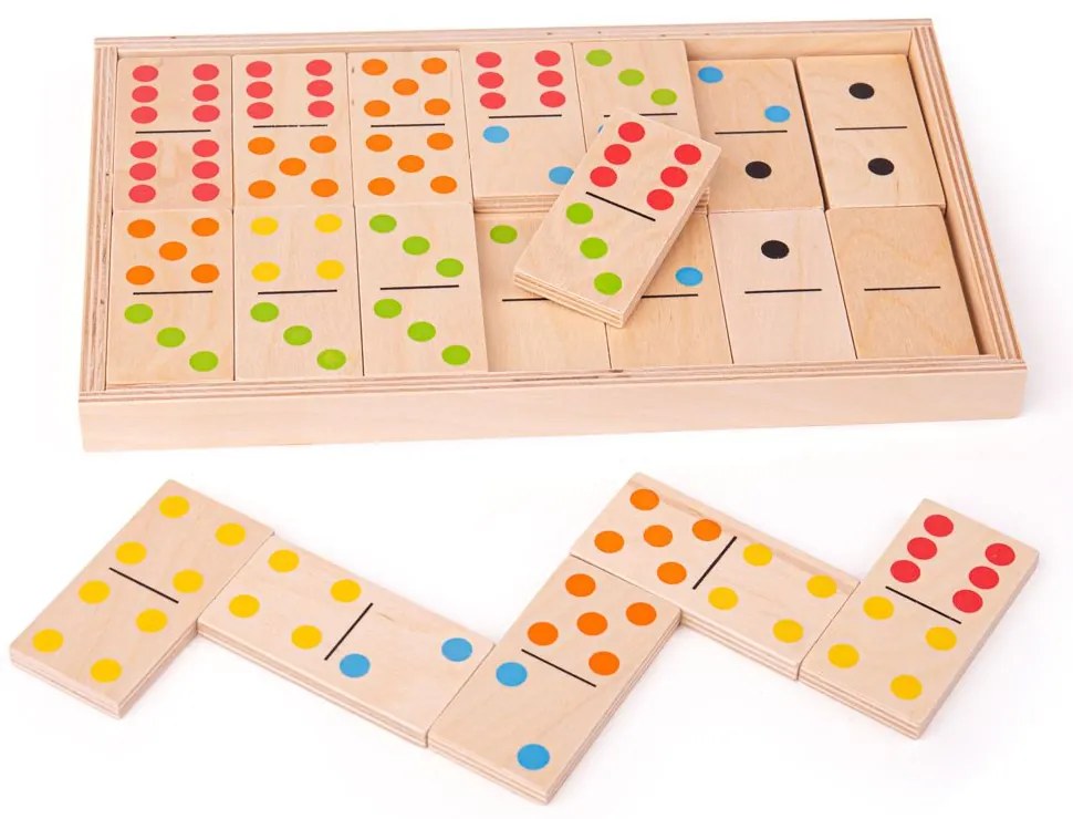 Bigjigs Toys Velké dřevěné domino