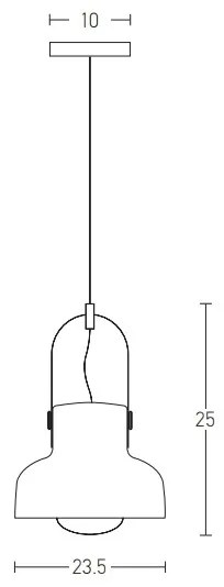 Zambelis 18191 - Lustr na lanku 1xE27/40W/230V