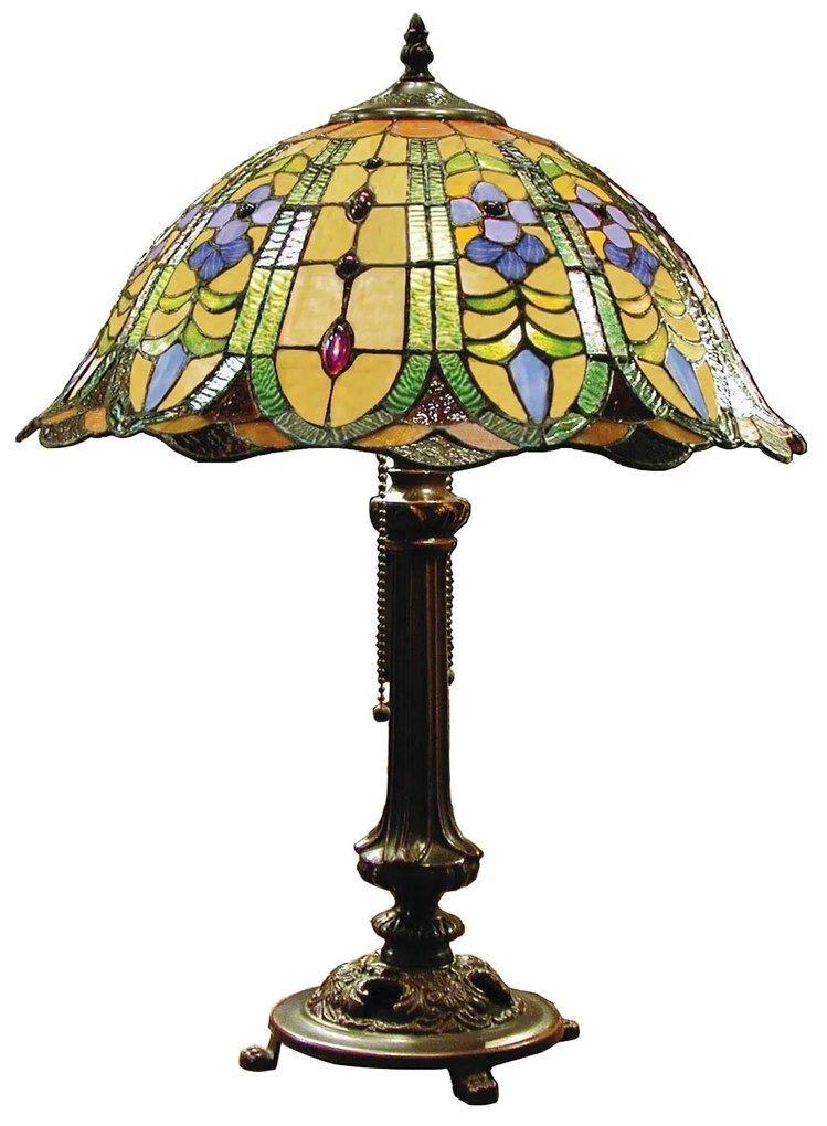 Stolní lampa Tiffany Diamond