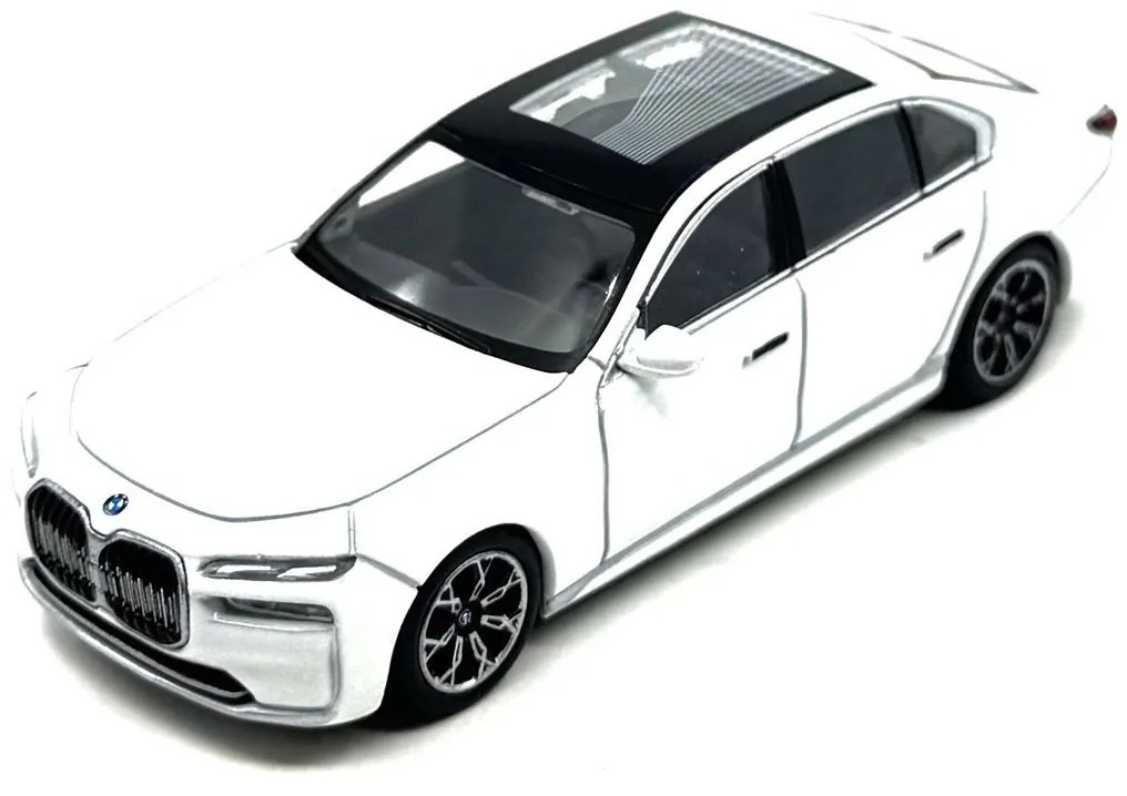 Mini gt bmw i7 xdrive60 2024, white 1:64