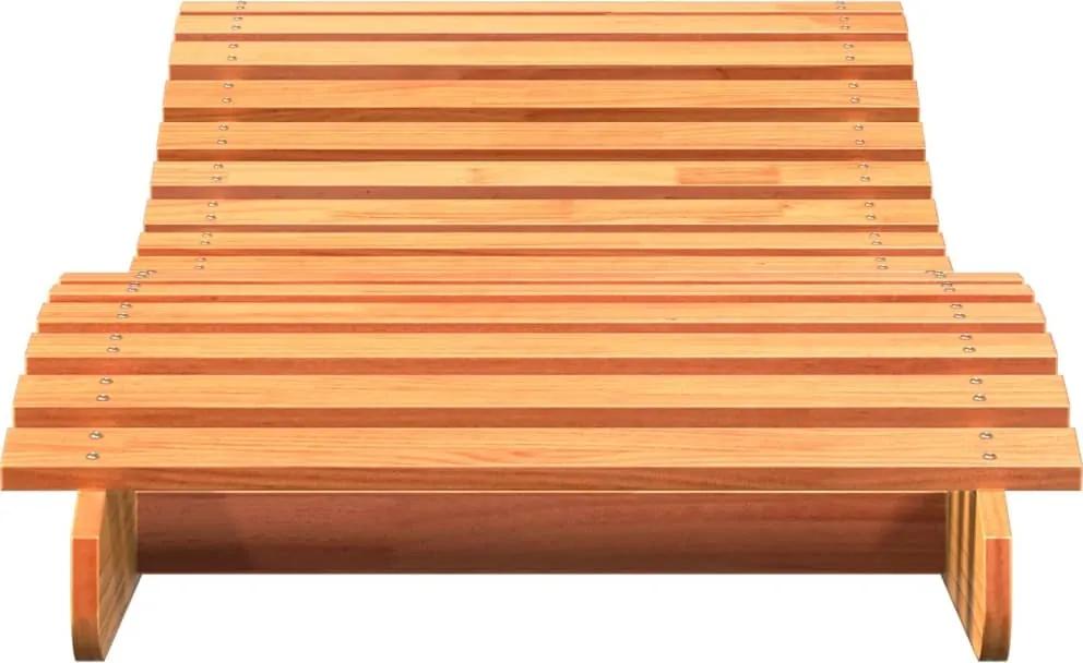 vidaXL Zahradní lehátko 205 x 70 x 31,5 cm masivní borové dřevo [844652] Barva: Přírodní borovice