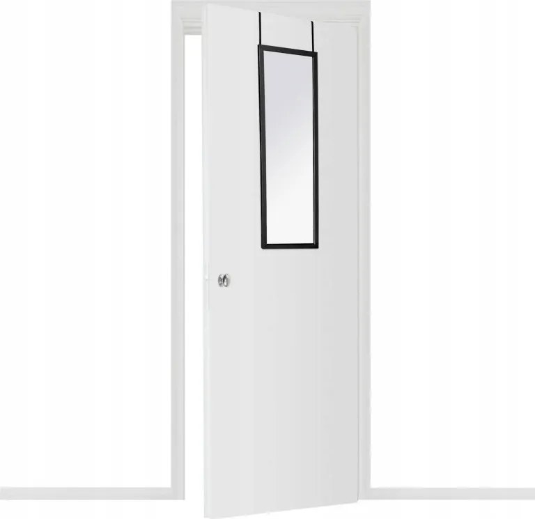 Vysoké zrcadlo k zavěšení na dveře, 94 x 34 x 1,7 cm