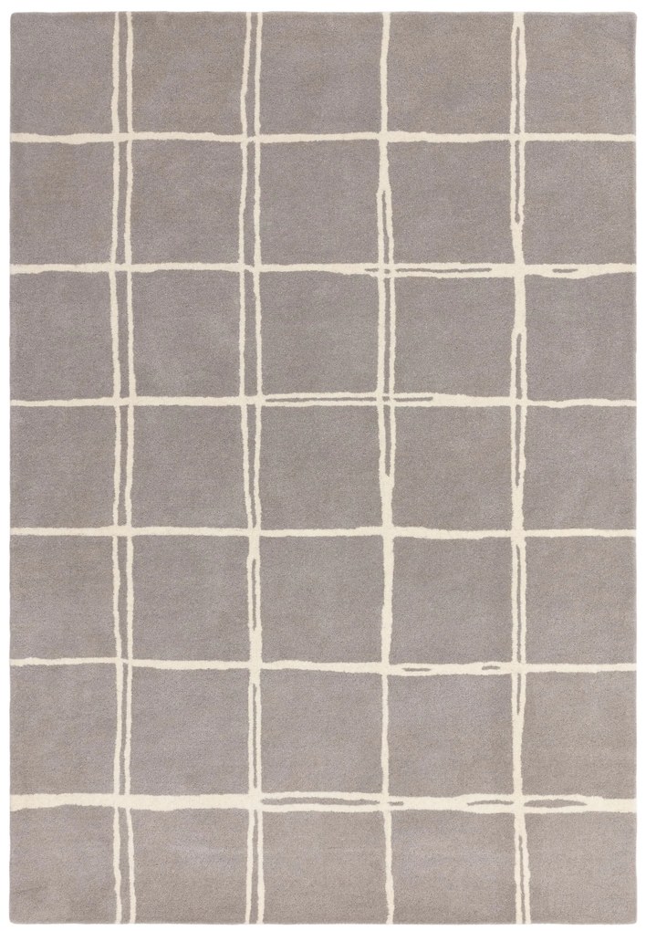 Tribeca Design Kusový koberec Swans Grid Silver Rozměry: 200x290 cm