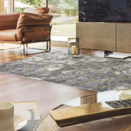 Koberce Breno Kusový koberec MARMARIS 401/gold, Vícebarevné, 80 x 150 cm