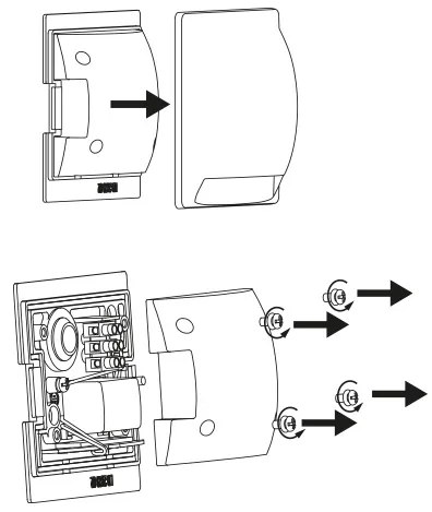PANLUX LEON SQUARE nástěnné zahradní LED svítidlo 4W antracit