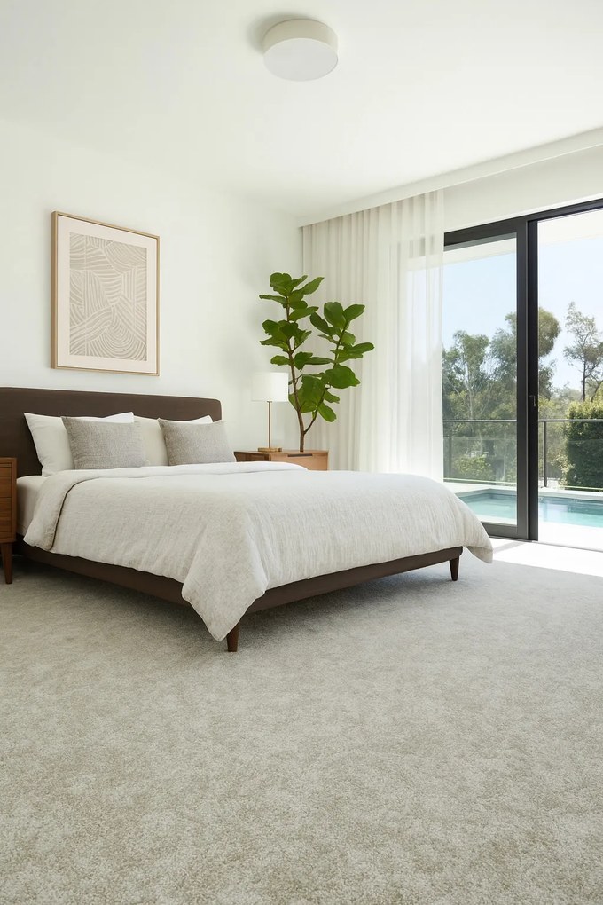 Condor Carpets, Metrážový koberec Serena 6662, na míru, šíře 4m,5m, zelená, filc, ložnice