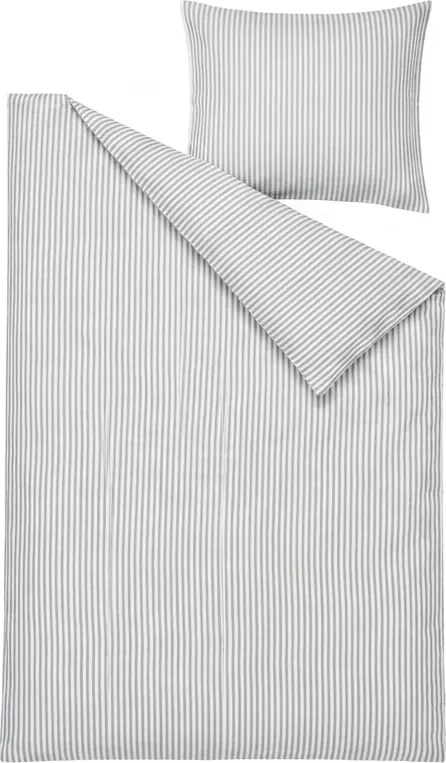 Bavlněné povlečení SOFT STRIPES šedé Rozměr povlečení: 70 x 80 cm | 140 x 200 cm