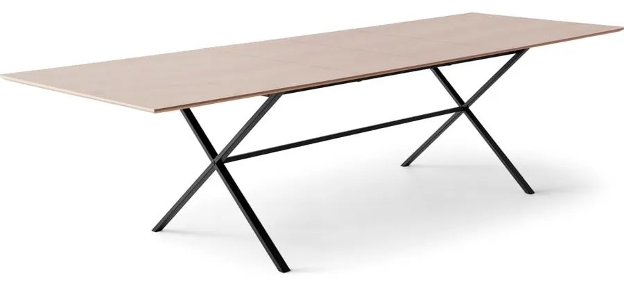 Rozkládací jídelní stůl s deskou v dubovém dekoru a přídavnou deskou 90x165 cm Meza – Hammel Furniture