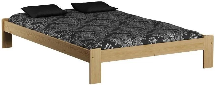 Dřevěná postel Ada 120x200 + rošt ZDARMA (Barva dřeva: Dub)