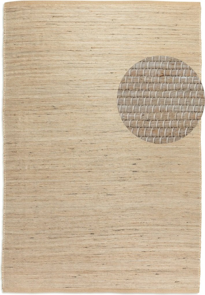 Hanse Home, Kusový koberec Handloom 105961 Dhaka Beige, 160x230, béžová, chodba / předsíň