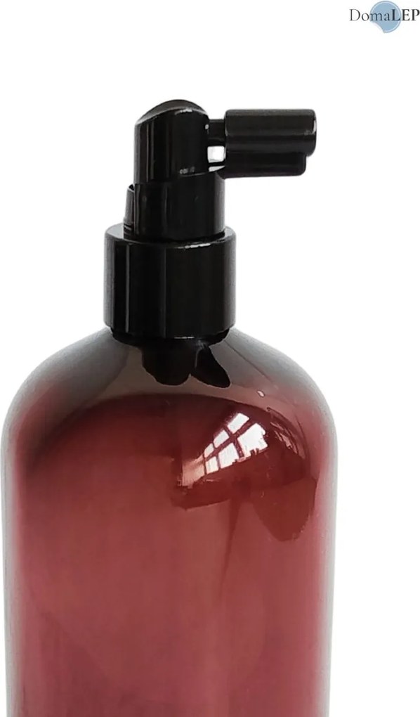 Dávkovač na mýdlo 500 ml hnědý s černým sprejem BELA