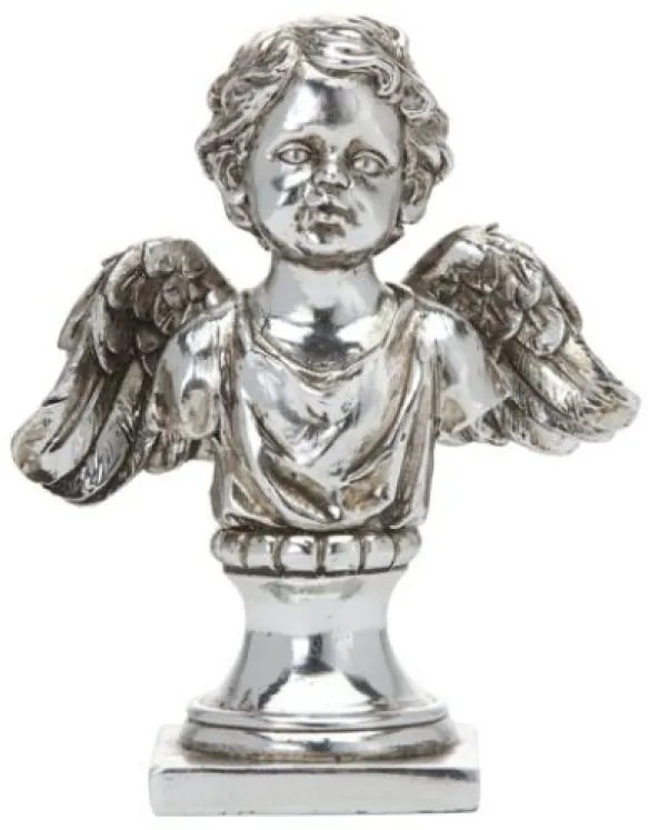 Stříbrný anděl SERAFINA, výška 13 cm