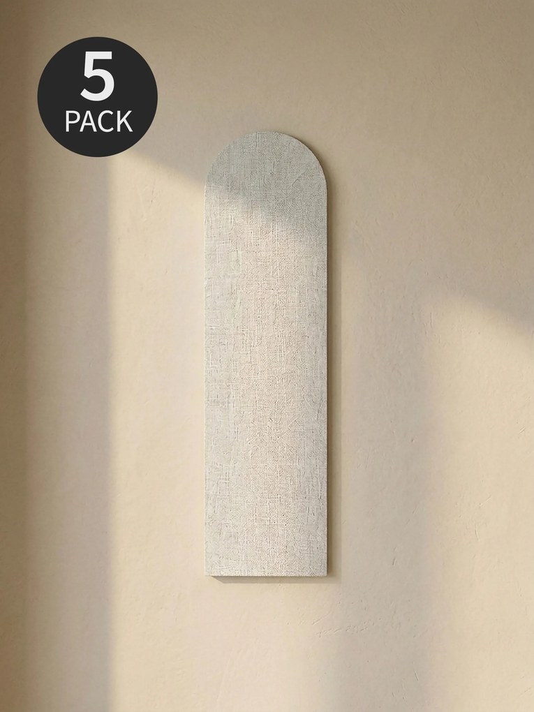 Sinsay - Sada filcových nástěnných panelů 5 pack - béžová