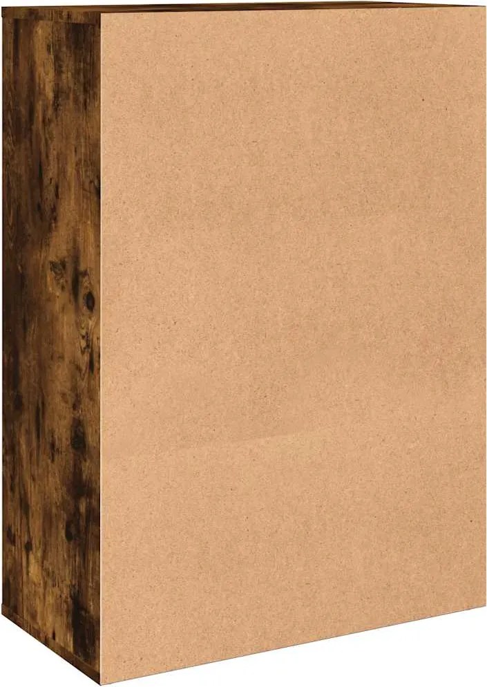 Příborníky 2 ks kouřový dub 60 x 31 x 84 cm kompozitní dřevo 3276571
